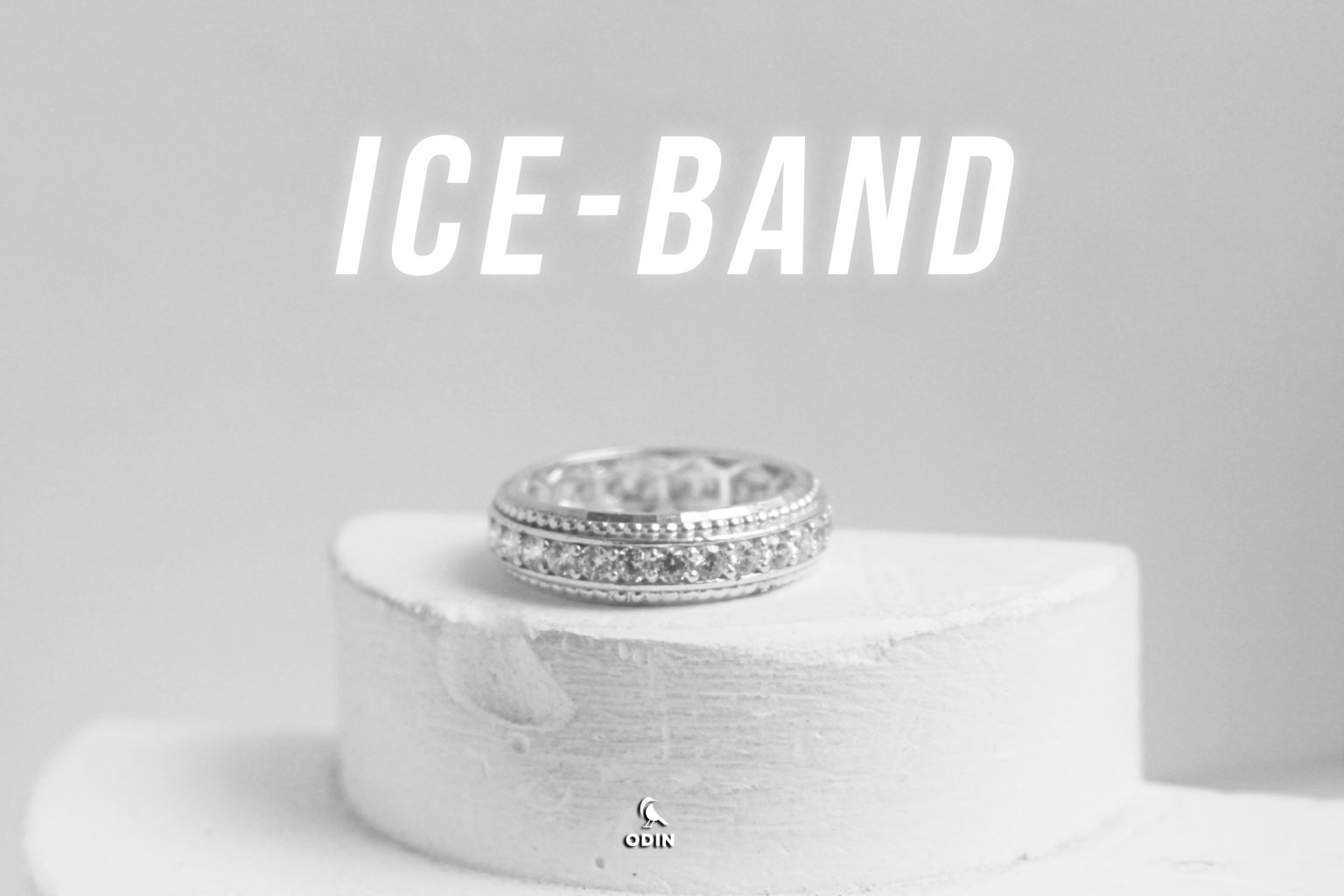 Nhẫn bạc Ice Band - Bạc s925 đính đá CZ - ODIN