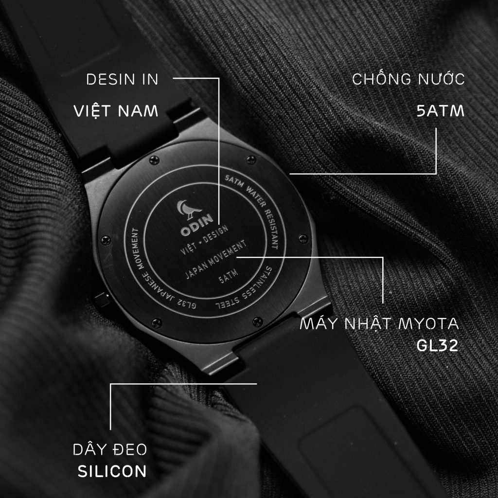Đồng hồ ODIN Shadow All-black - ODIN